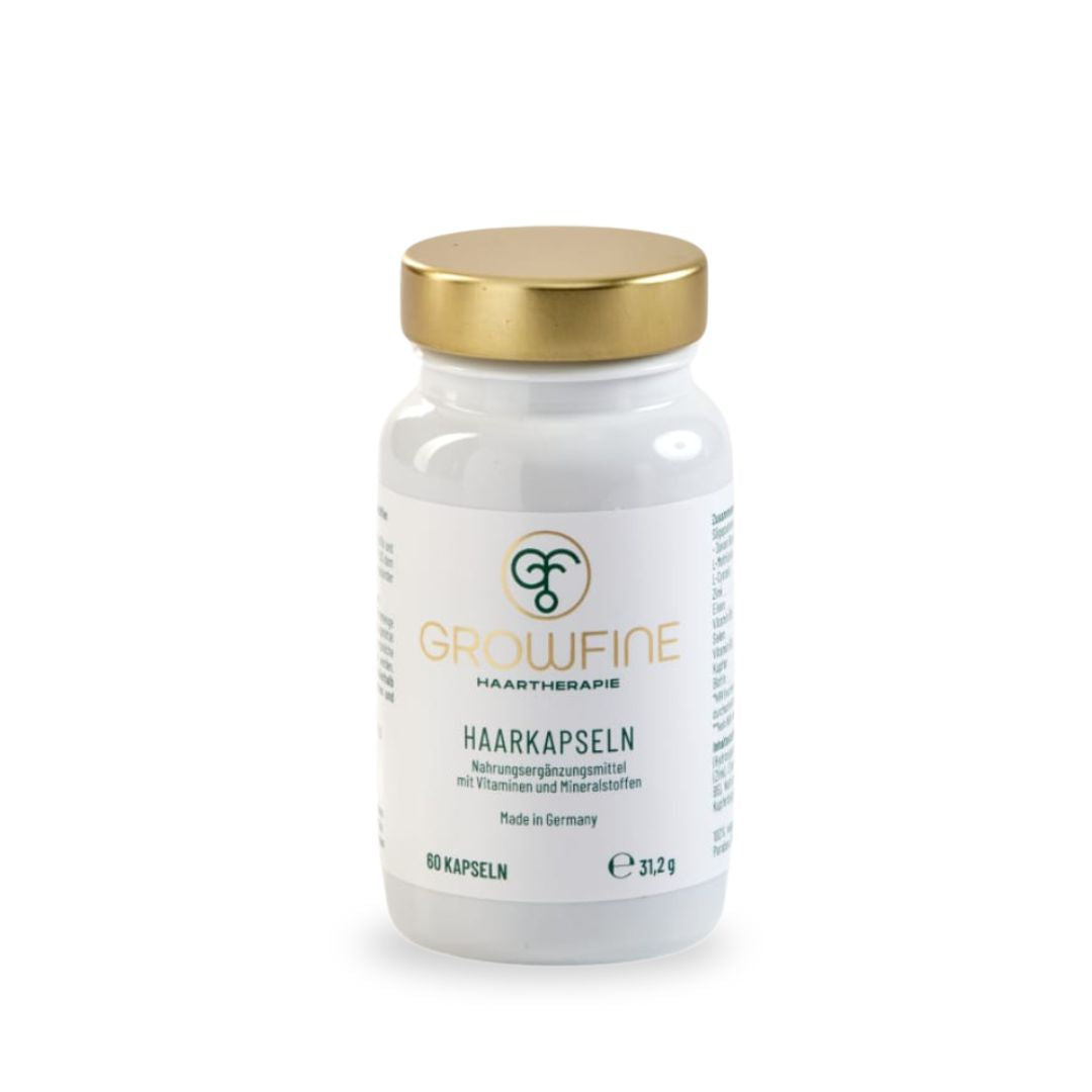 Natürliches Haarwuchsmittel – Growfine® Haarkapseln